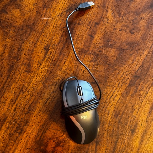 Logitech | Computers, Laptops & Parts | Logitech Wired Mouse Black ...